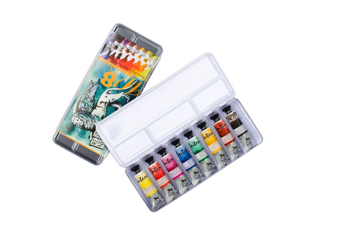 Renesans Intense Watercolor Paint Set of 8 15ml Tubes With Palette - Etsy