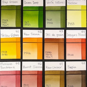 Renesans Watercolor Paint Half Pan. Professional Artist Grade. - Etsy