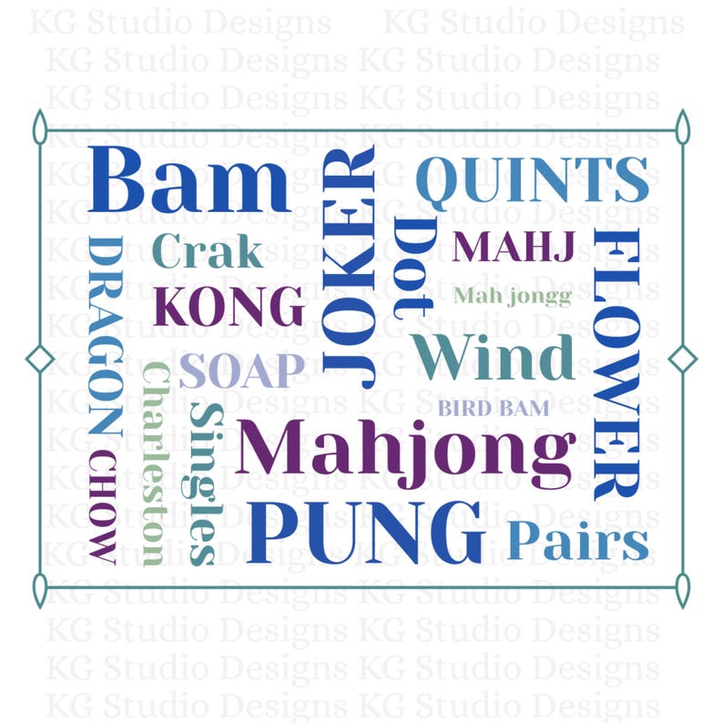 Mahjong Graphics Bundle: PNG, JPG, SVG Files (digital Download - Etsy