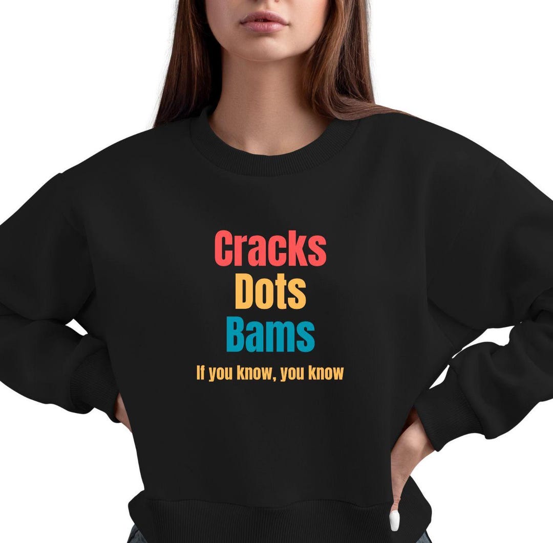 Mahjong Sweatshirt, Cracks Dots Bams, Cute Mahjong, Mahjong Shirt, Gift ...