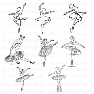 Cute Dance Svg Bundle, Ballet Svg, Ballerina Svg, Dance Svg, Dance Mom ...