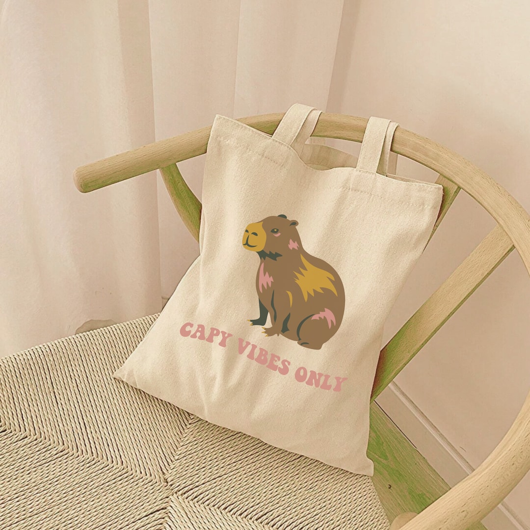 Capybara Tote Bag Capybara Gift Capybara Lover Capybara Song Capybara ...