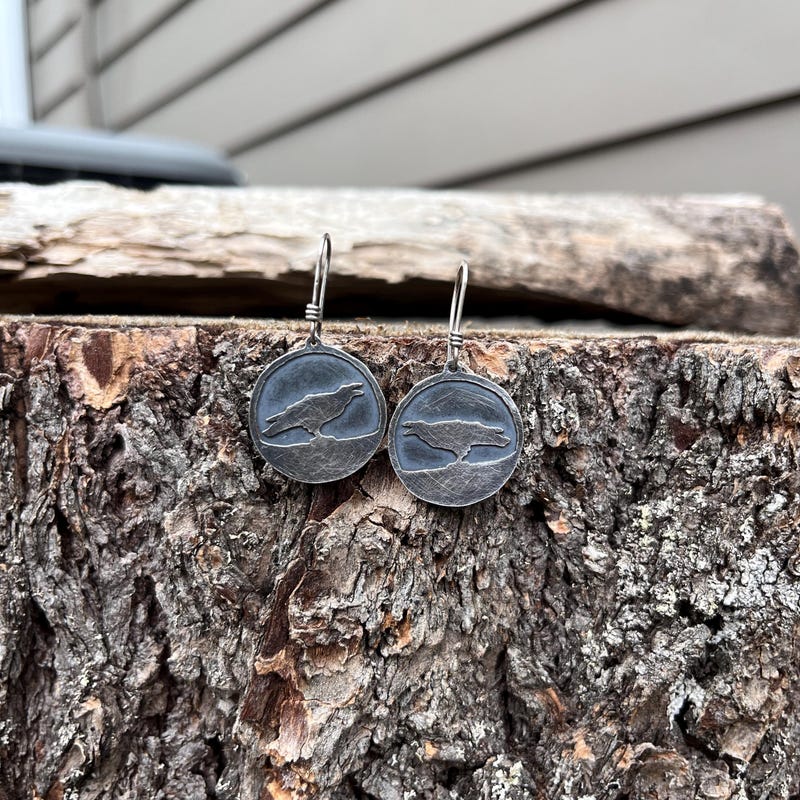 Silver Crow - Etsy