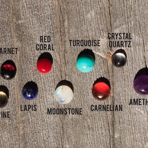 Simple Round Serrated Bezel-set Gemstone & Sterling Stacker Ring ...