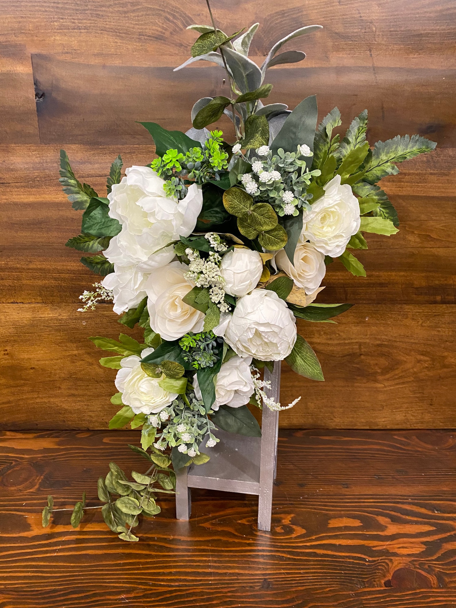 Boho Wedding Aisle Swags Ivory Wedding Pew Floral Floral - Etsy