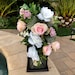 Wedding Reception Lantern Decor, Pew Flowers, Floral Swags, Lantern ...