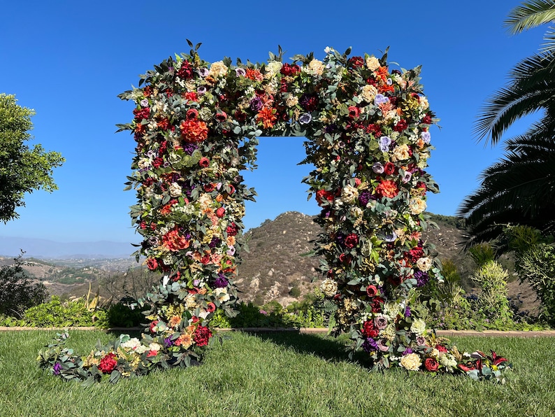 Tuscan Wedding Arch Floral Package Wedding Arbor Flowers - Etsy