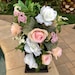 Wedding Reception Lantern Decor, Pew Flowers, Floral Swags, Lantern ...