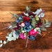 Jewel Tone Peony Wedding Bouquets Custom Purple Red Blue - Etsy