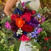 Jewel Tone Peony Wedding Bouquets Custom Purple Red Blue - Etsy