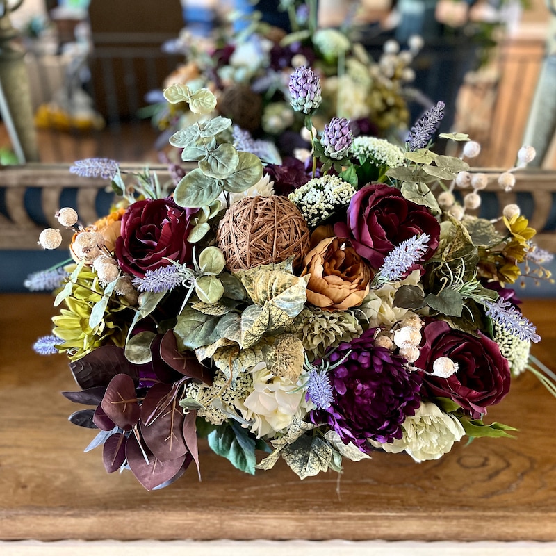 Tuscan Floral Arrangement - Etsy