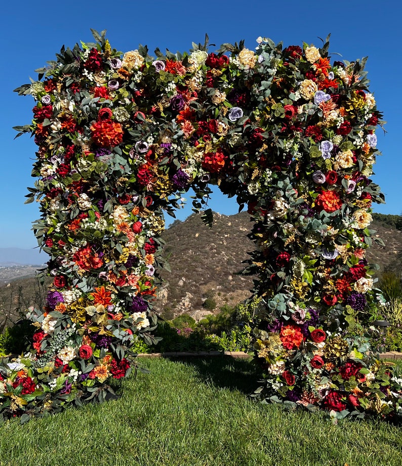 Tuscan Wedding Arch Floral Package Wedding Arbor Flowers - Etsy