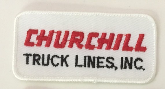 Churchill Truck Lines inc truck driver patch 2 X 4 - Gem