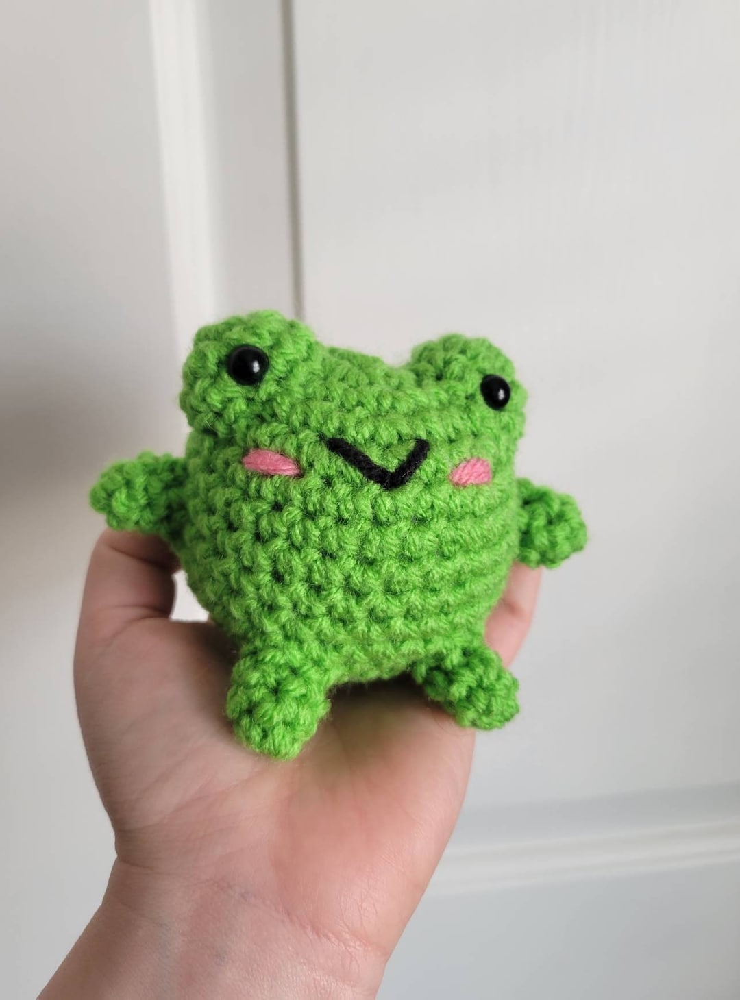 Mini Crochet Froggy Stuffed Frog Toy Amigurumi Stocking - Etsy