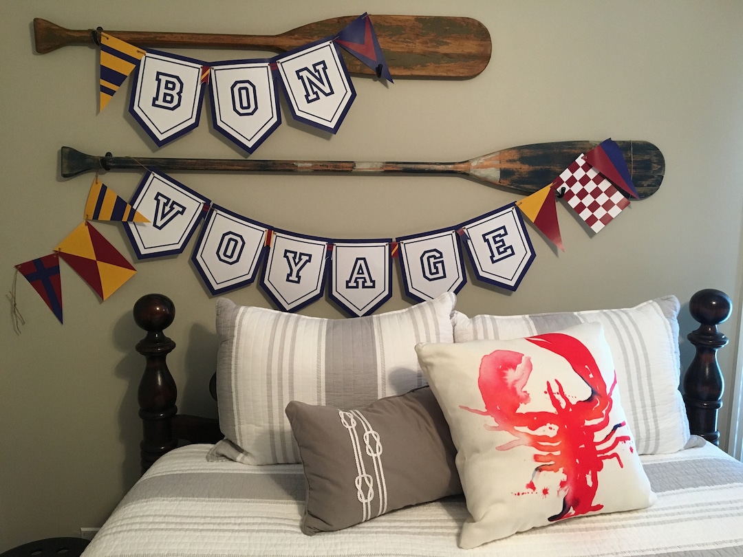 Nautical DIY Printable Banner (custom Banner W/ All Letters Numbers ...