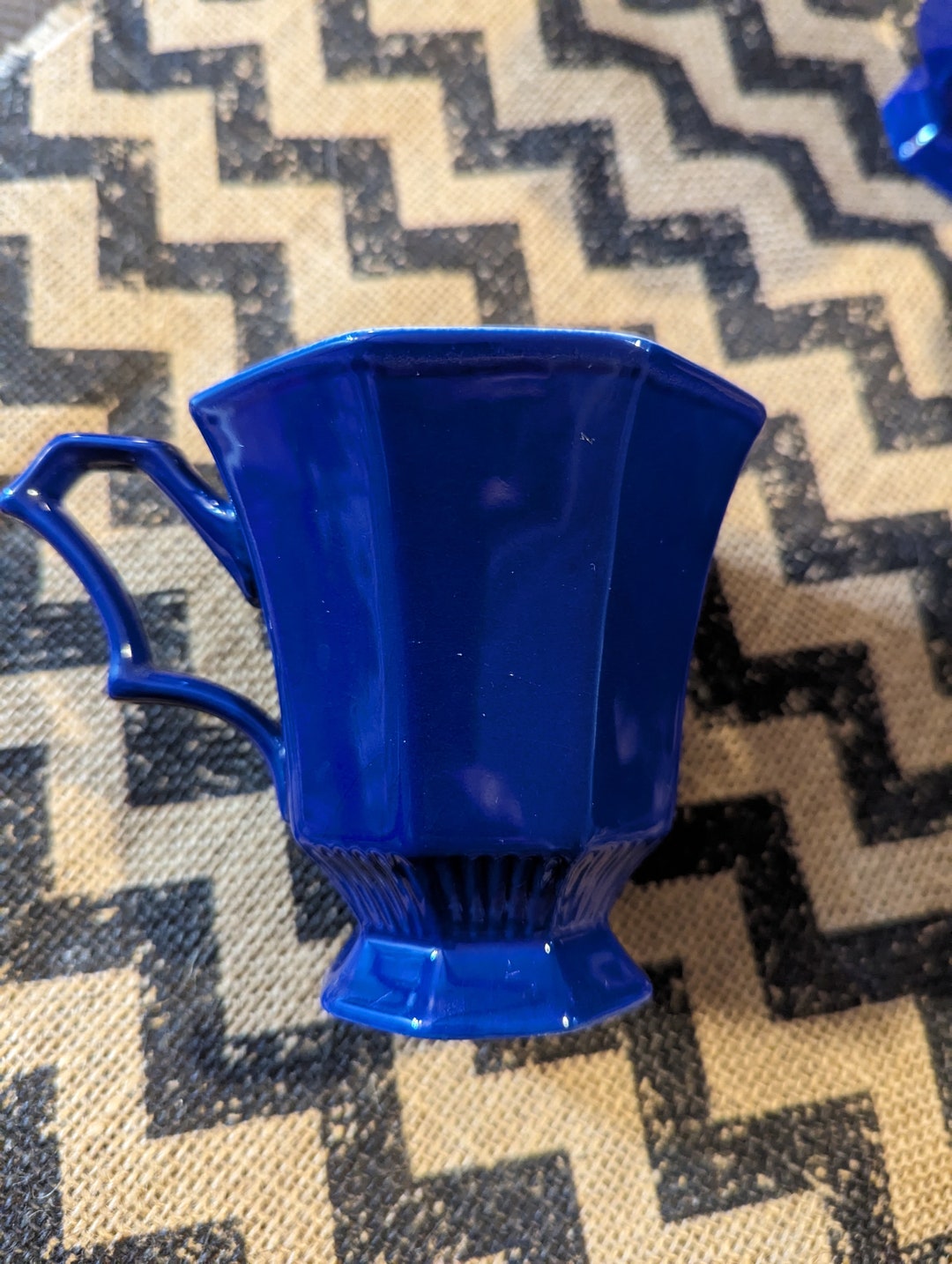 Independence Ironstone Blue Coffee Mugs - Etsy