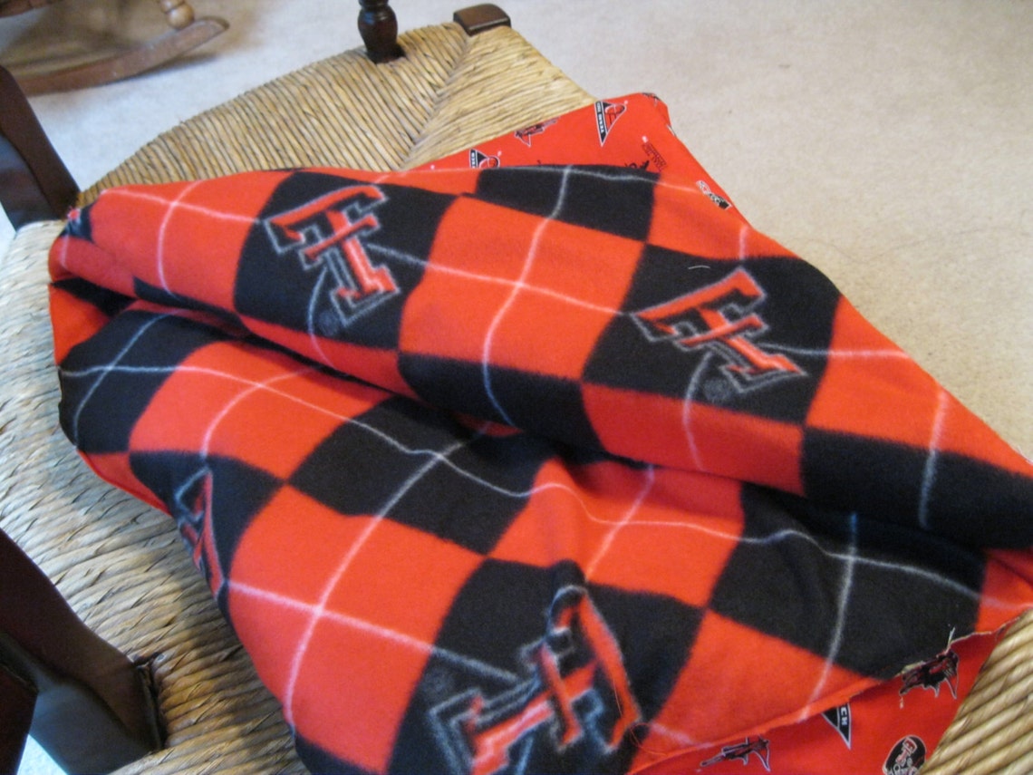 Handmade Texas Tech University Blanket - Etsy