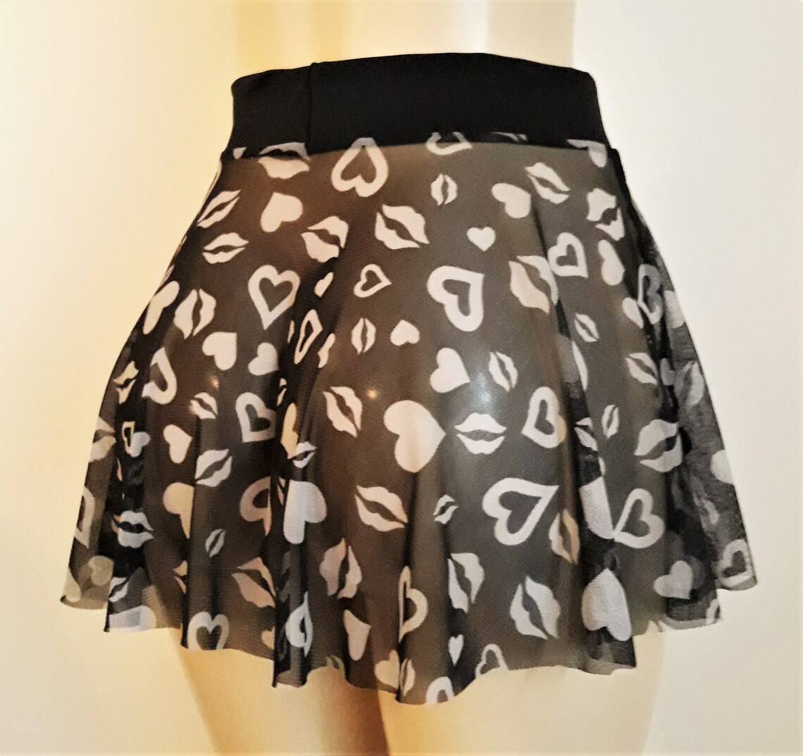 Mesh Skirts Rave and Festival Skirts High Waisted Flared - Etsy
