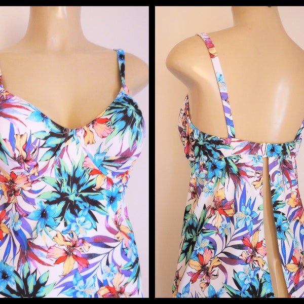 Open Apron Back Tankini Tops Swimsuit - Etsy