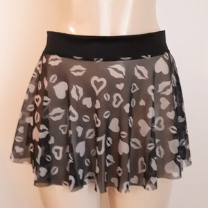 Mesh Skirts Rave and Festival Skirts High Waisted Flared - Etsy