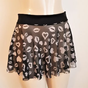 Mesh Skirts Rave and Festival Skirts High Waisted Flared - Etsy