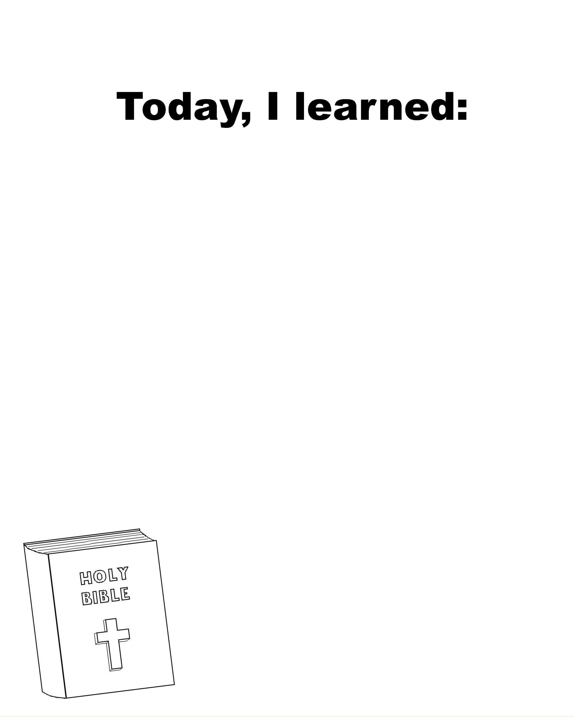 VBS - Vacation Bible School - Church Coloring Book - Instant Download ...