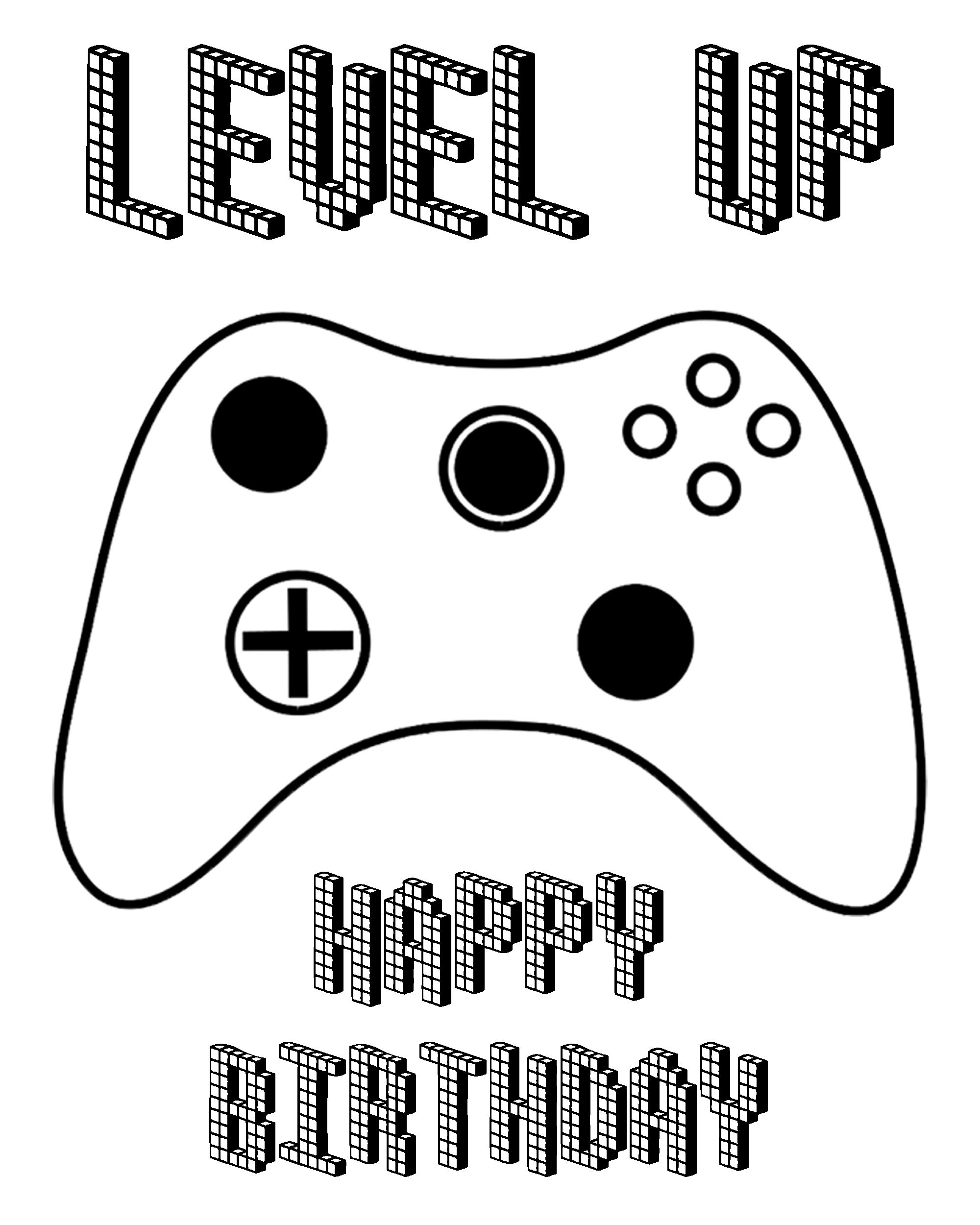 Gamer Coloring Pages Coloring Pages