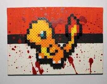 Charmander pixel art | Etsy