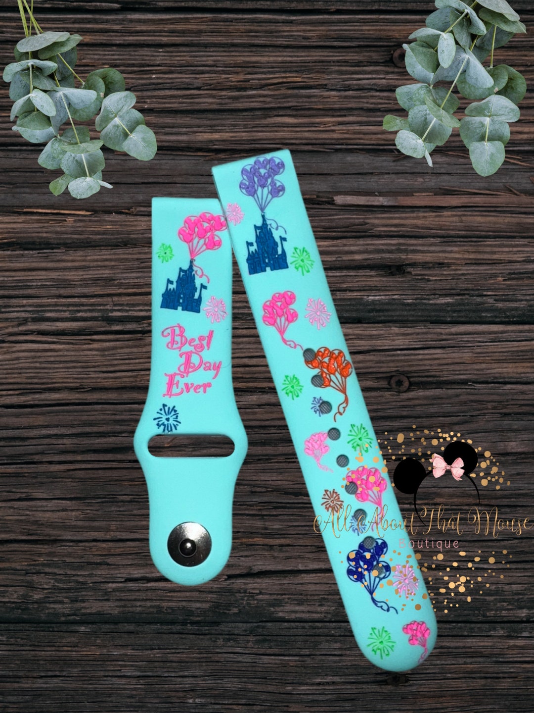 Floating Castle Smart Watch Band With Permanent Ink - Etsy