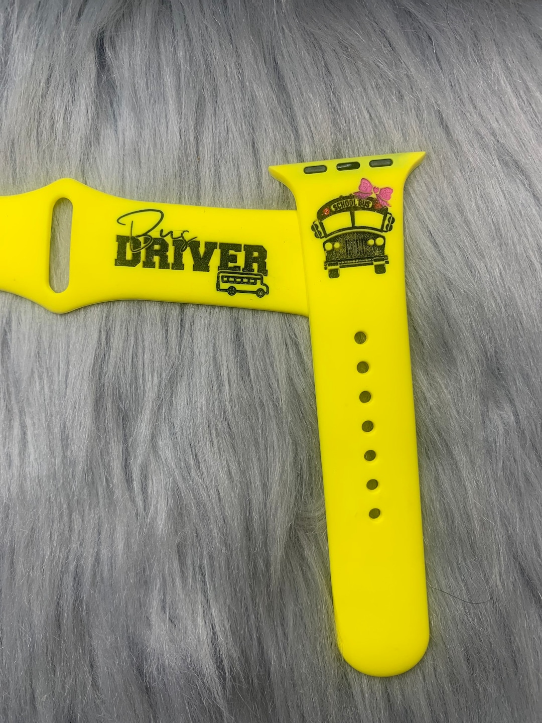 School Bus Driver Smart Watch Band With Silicone Ink - Etsy