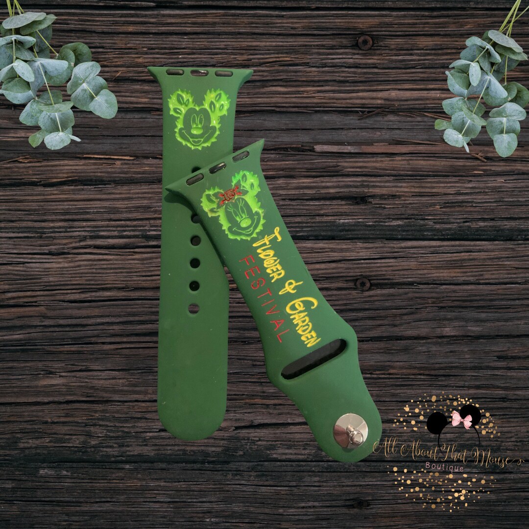 Garden Show Smart Watch Band With Silicone Ink - Etsy
