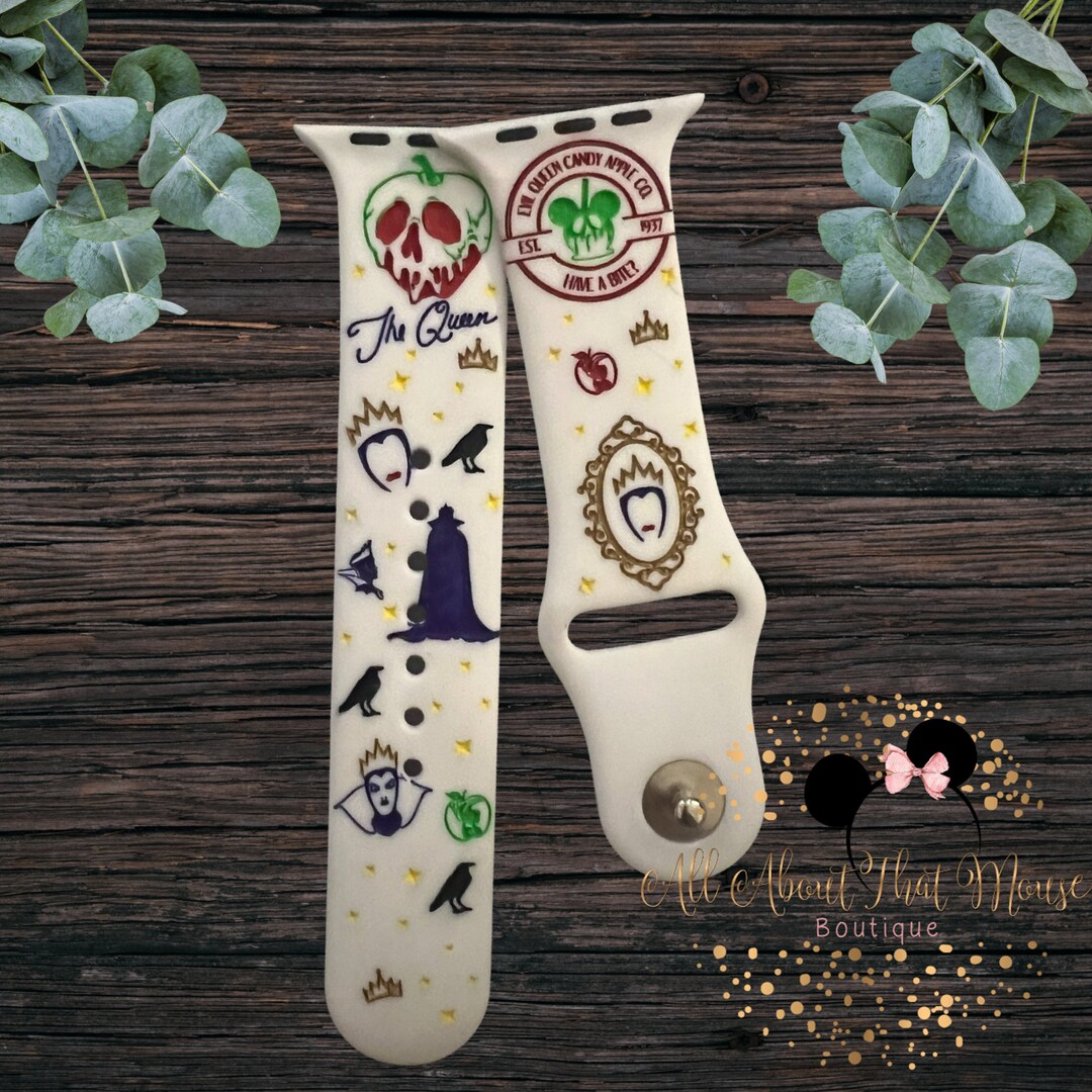 Evil Queen Smart Watch Band With Silicone Ink - Etsy
