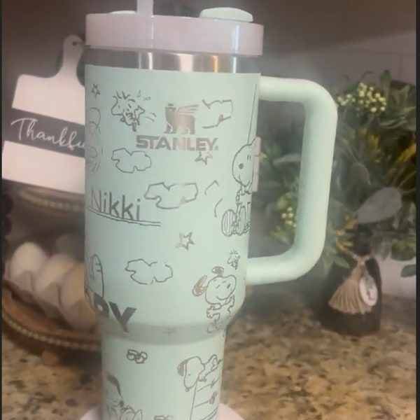 Snoopy Stanley Cup - Etsy