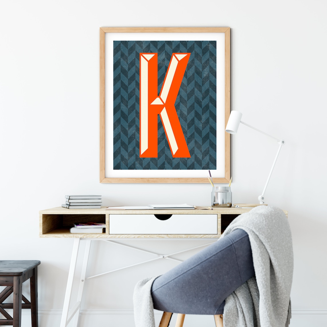 The Letter K Art Print Typographic Print Alphabet Print - Etsy
