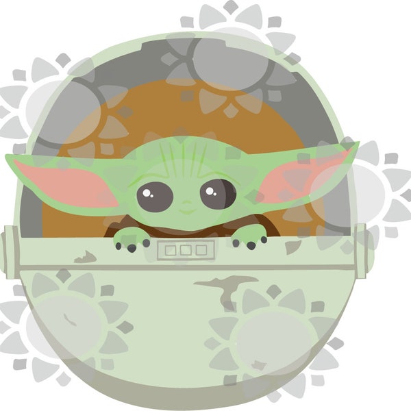 Grogu Svg - Etsy