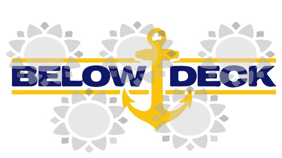 SVG Below Deck Logo - Etsy