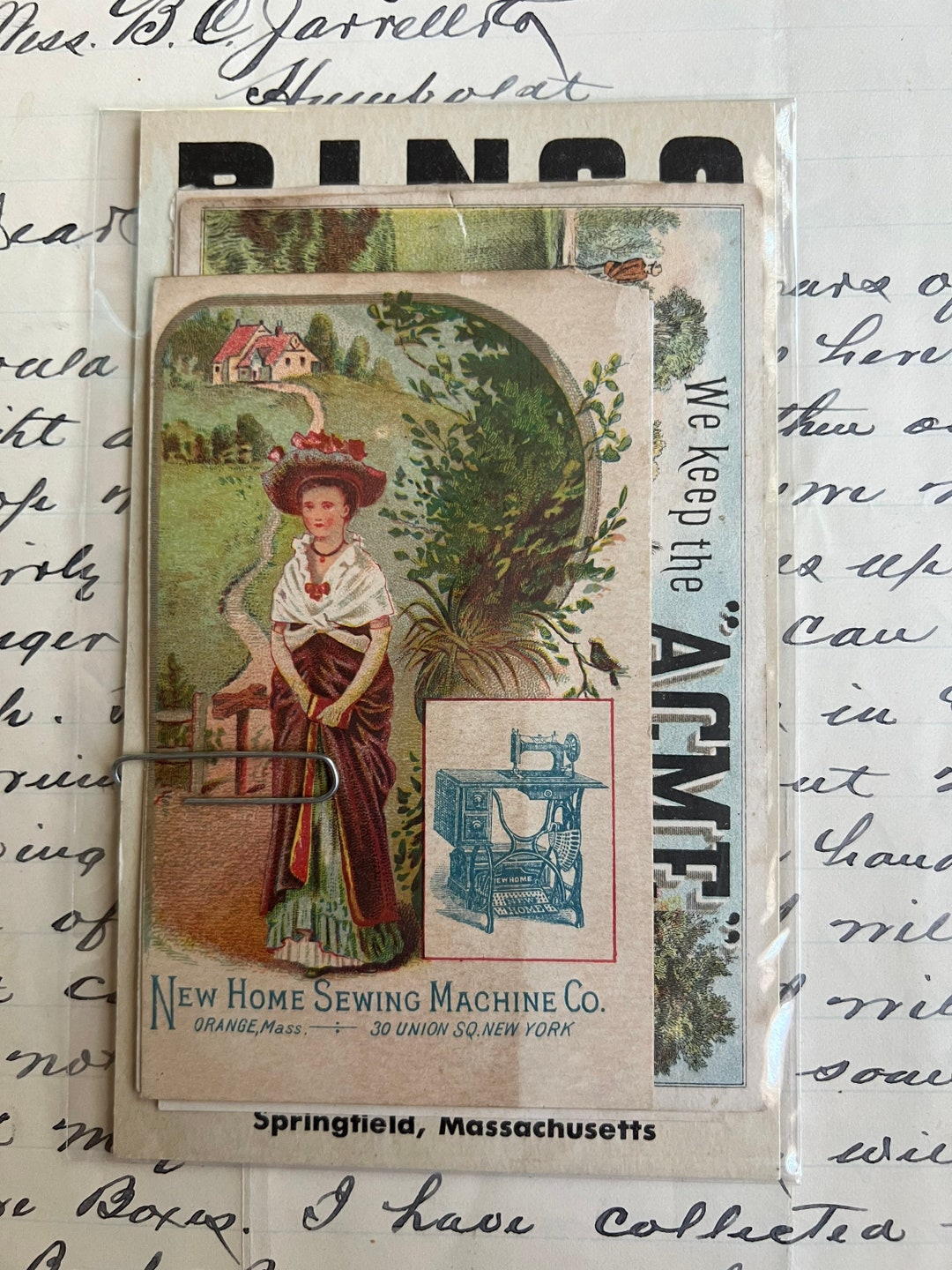 Antique Lithograph Victorian Trade Card Bundle Includes 5 Victorian ...