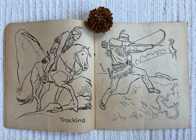 1957- Tonto Coloring Book~ Drawings by Alexander Arithmetic and Bob ...