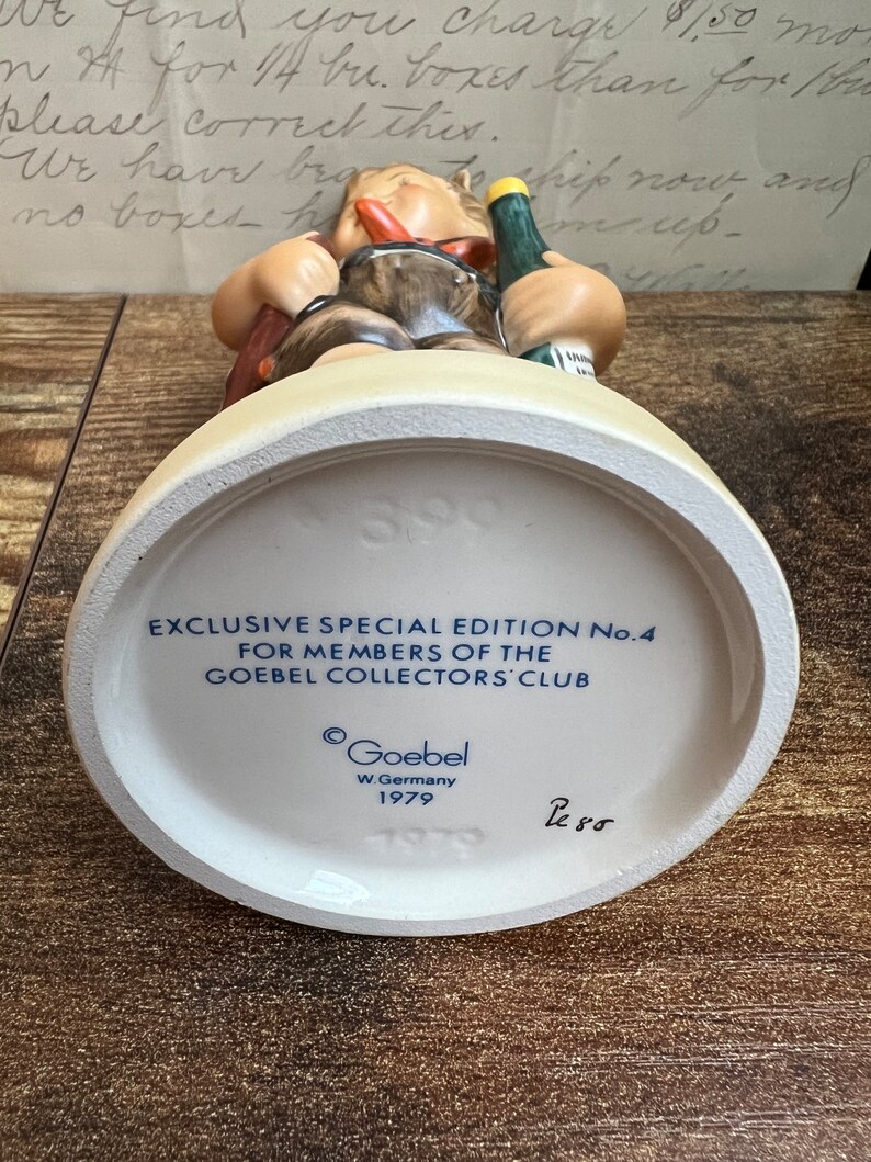 1979- ‘valentine Joy’ Vintage Hummel~ Exclusive Special Edition No. #4 ...