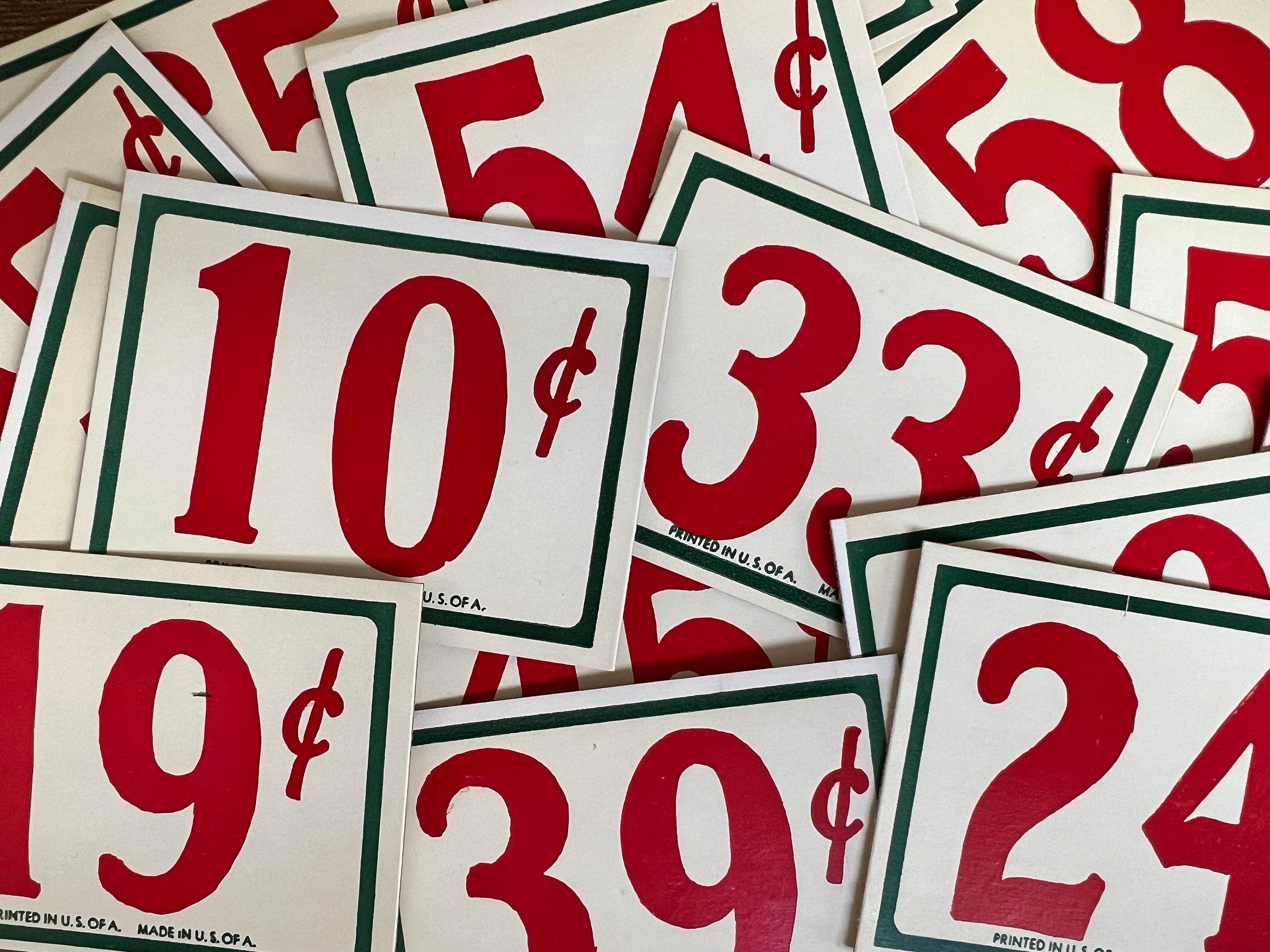 Vintage Price Tag Design