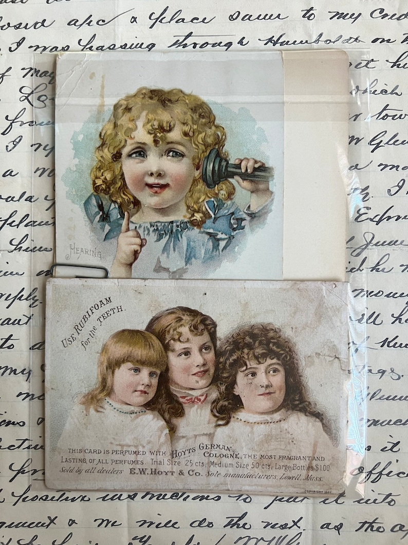 Antique Lithograph Victorian Trade Card Bundle Includes 5 Victorian ...