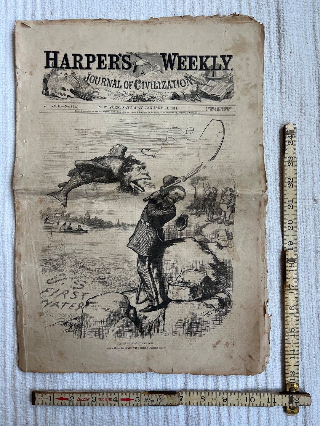 January 24, 1874- Harper’s Weekly~ Journal of Civilization; Volume ...