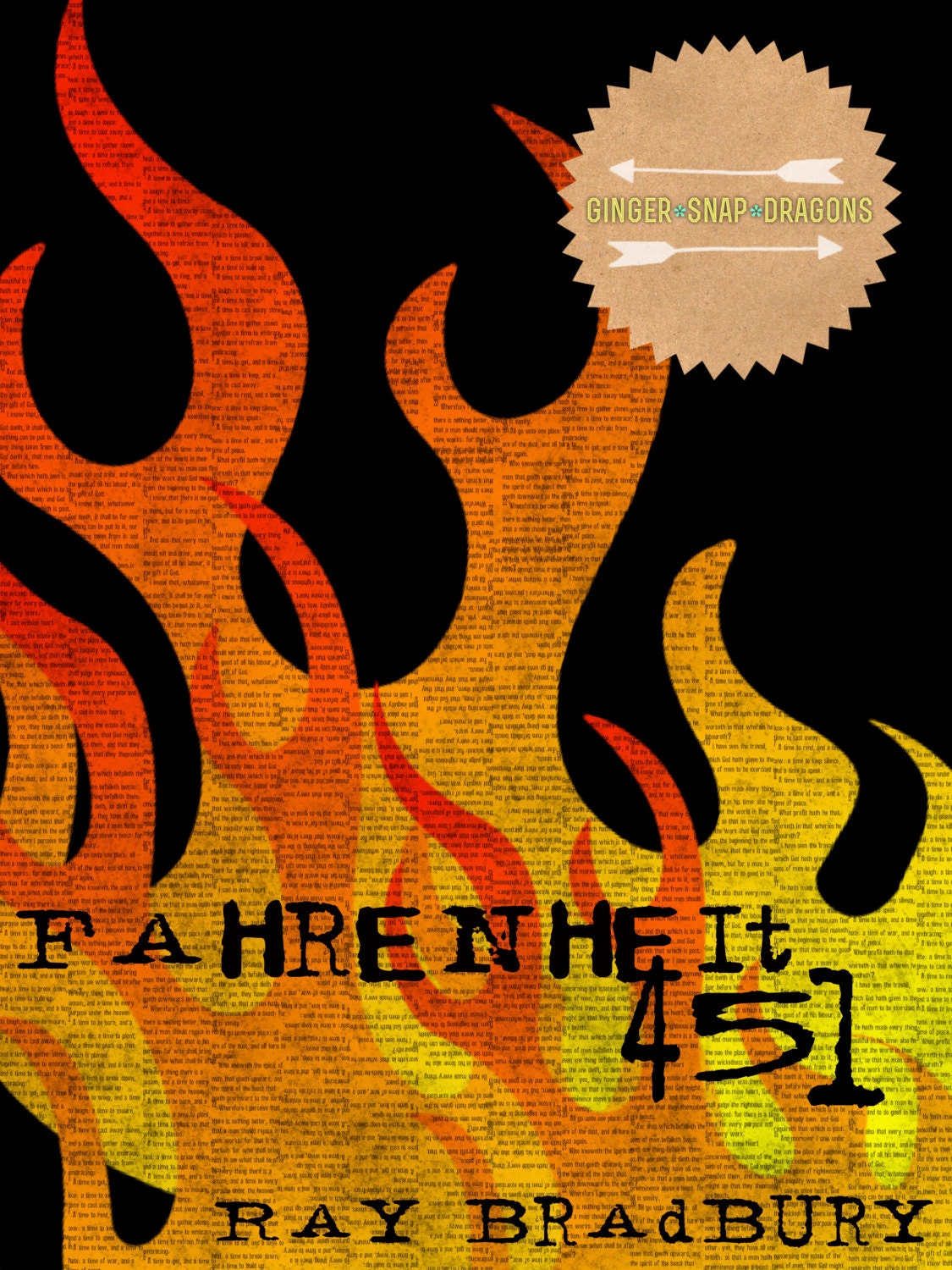 Fahrenheit 451 Minimalist Book Art Printable 8x10 - Etsy