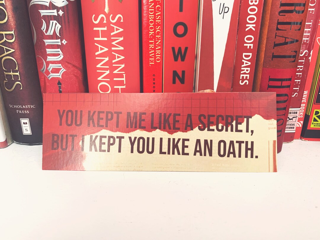 Taylor Swift all Too Well Bookmark - Etsy