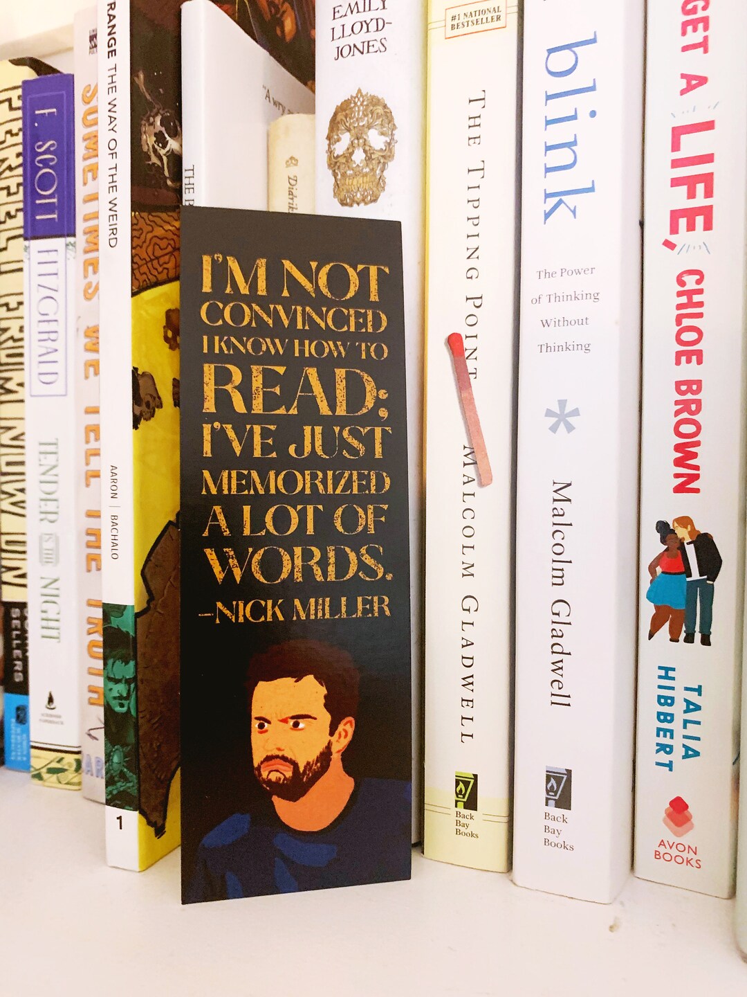 Nick Miller New Girl Inspired Reading Quote Bookmark - Etsy