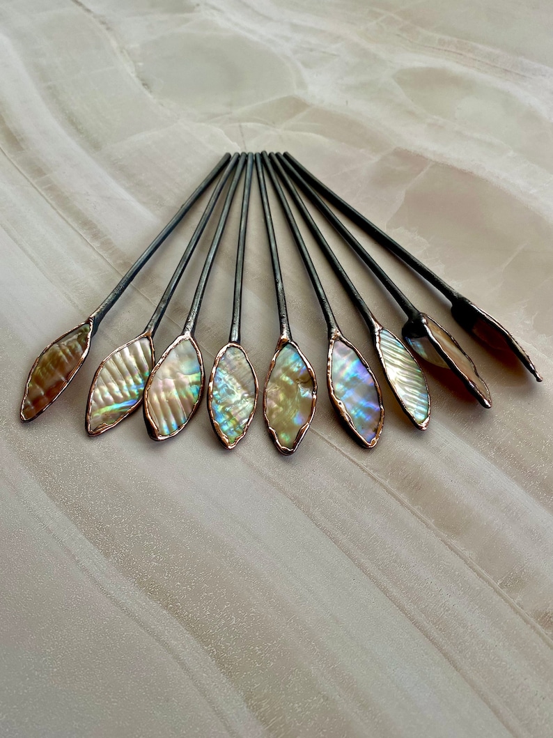 South African Abalone Hair Stick Hair Pin Copper Hair | Etsy