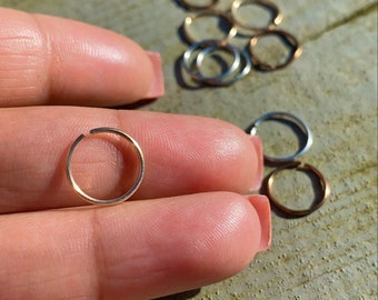 Silver Septum Ring | Etsy