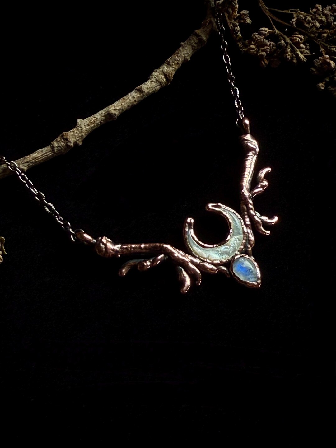Real Sparrow Talon Necklace | Bird Necklace | Copper | Agate | Talons ...