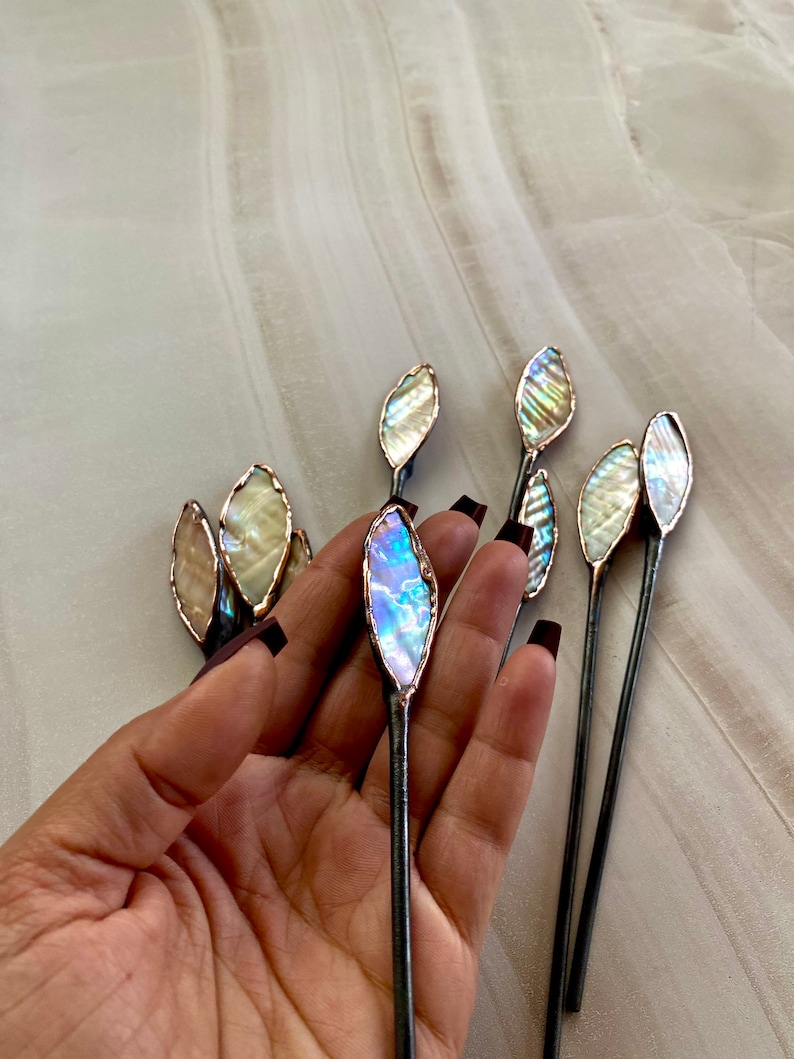 South African Abalone Hair Stick Hair Pin Copper Hair | Etsy