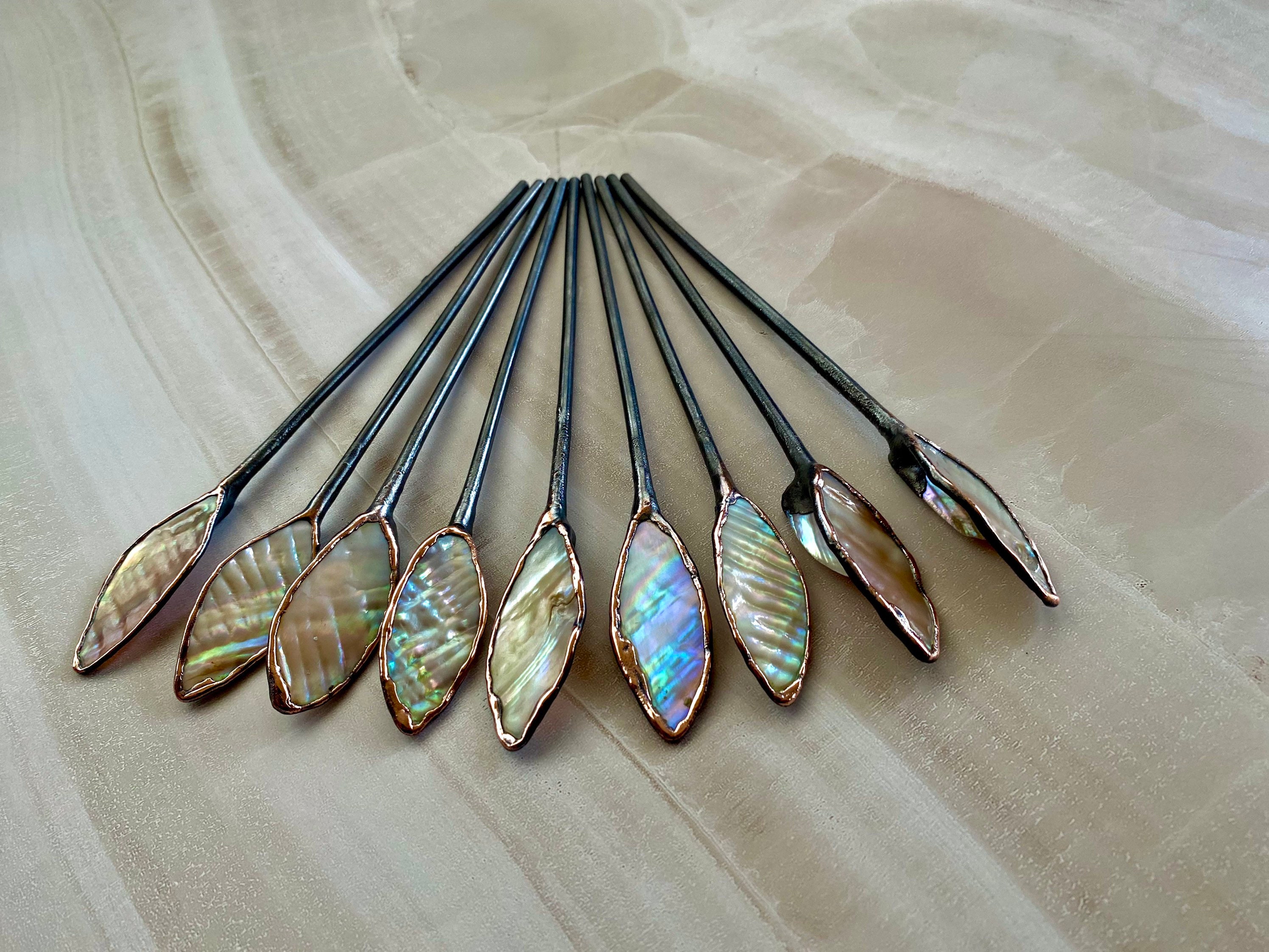 South African Abalone Hair Stick Hair Pin Copper Hair | Etsy